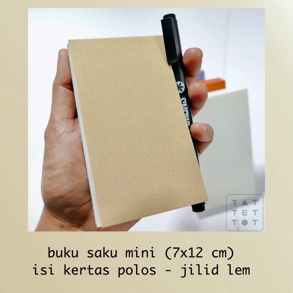 Jual BUKU SAKU POCKET BOOK MINI NOTEBOOK BLANK NOTEPAD | Shopee Indonesia