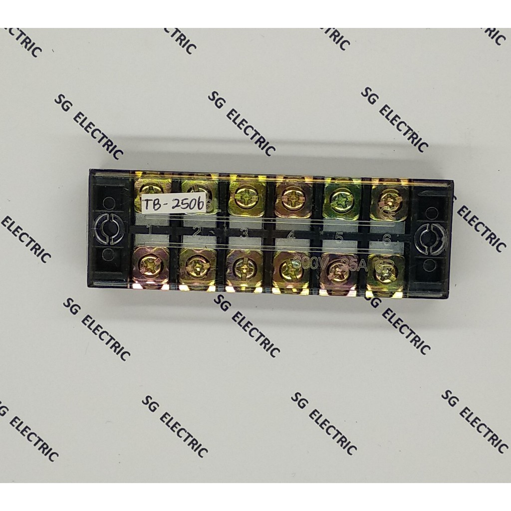 Jual Terminal Block TB-2506 - 25 Ampere & 6 Pole | Shopee Indonesia
