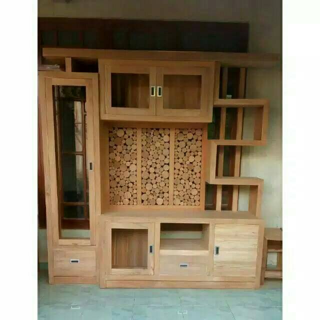Jual Partisi Ukuran 2meter. Bahan Kayu Jati | Shopee Indonesia