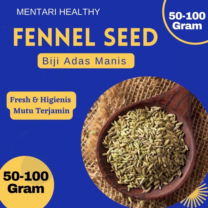 Jual Adas Manis / Fennel Seed (100Gr - 50Gr) | Shopee Indonesia
