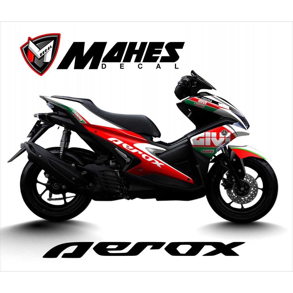 Jual Decal Aerox 155 Fullbody Dekal Stiker Sticker Aerox Desain Givi ...