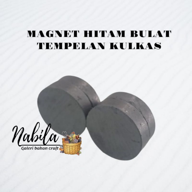 Jual (satuan) Magnet Hitam Bulat Tempelan Kulkas | Shopee Indonesia