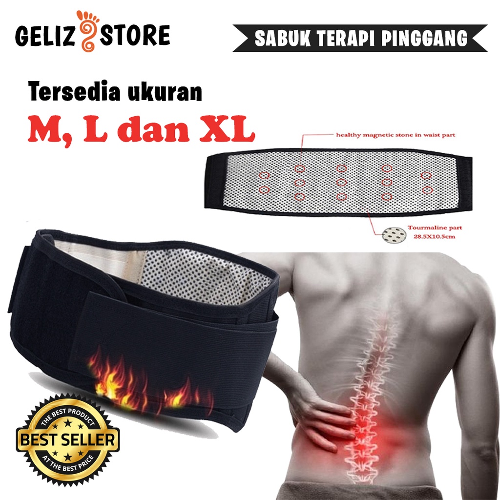 Jual Alat Terapi Pinggang Pemanas Pinggang Pegal Dan Nyeri Sabuk Terapi ...