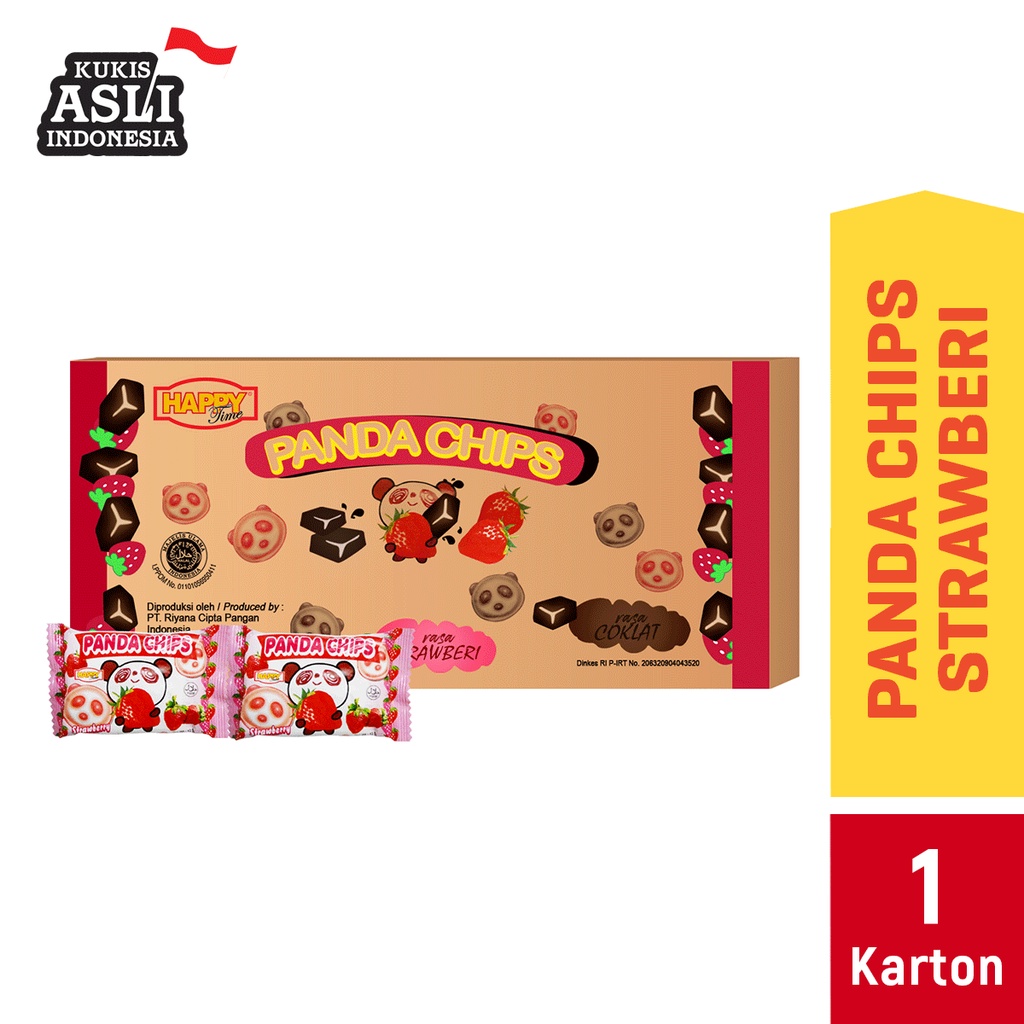 Jual Happy Time Panda Chips (1 Karton isi 12 Renceng) | Shopee Indonesia