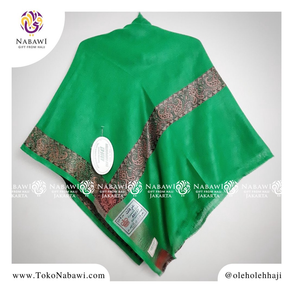 Jual Sorban Arifat Hijau Surban Arab Sorban Kashmiri Sorban Haji Grosir ...