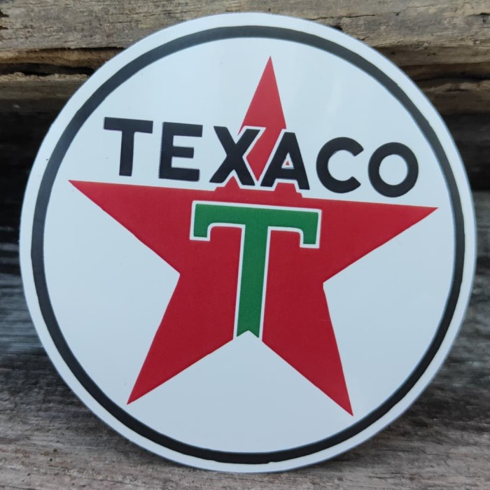 Jual Texaco Authentic Oil Logo Sticker | Shopee Indonesia