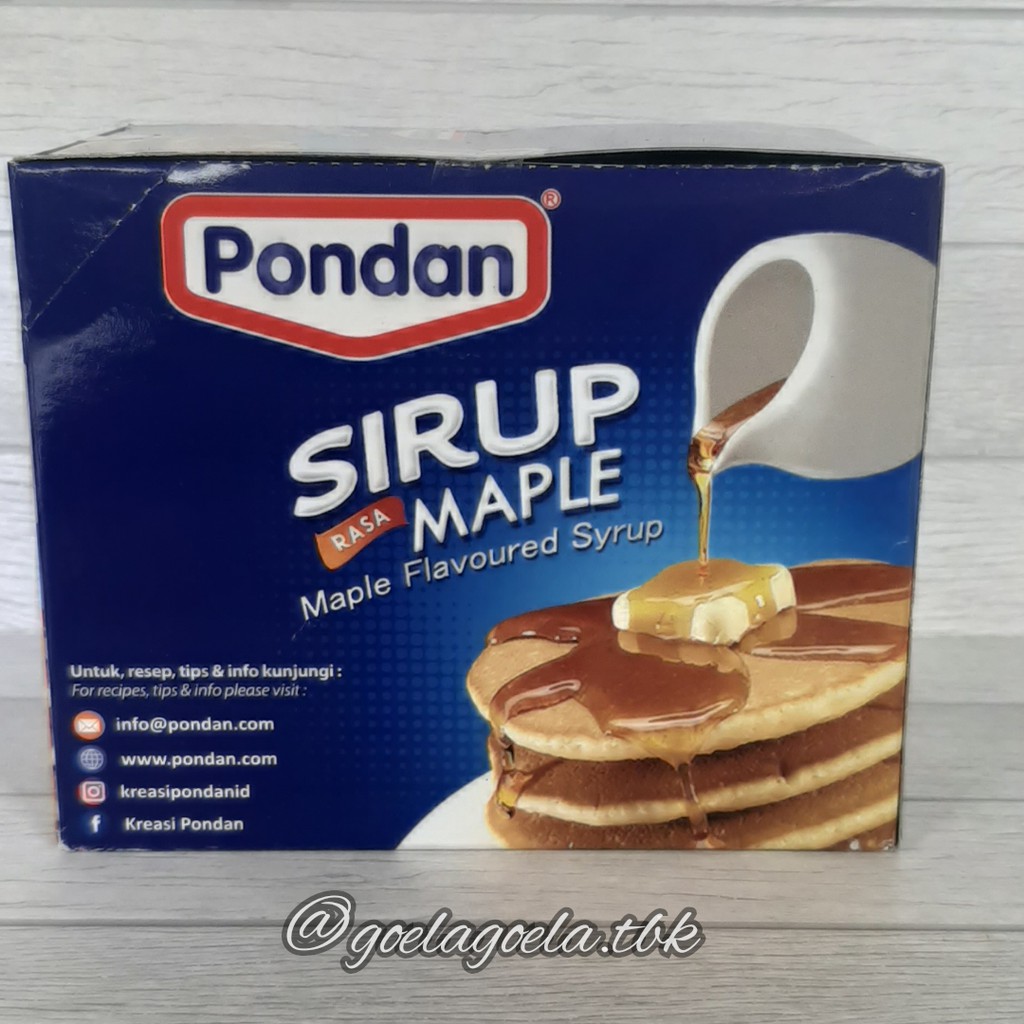 Jual Pondan Sirup Rasa Maple 50ml | Shopee Indonesia