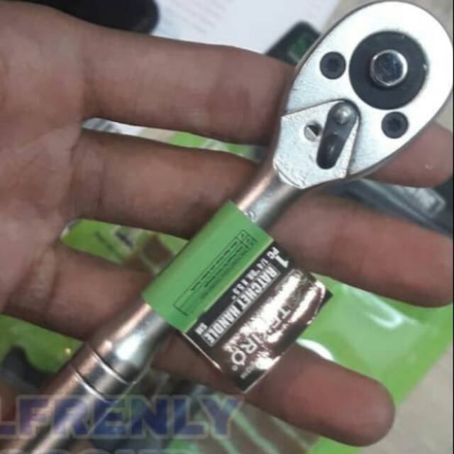 Jual ratchet handle 1/4" x 5.5" inch / gagang kunci shock merk tekiro ...