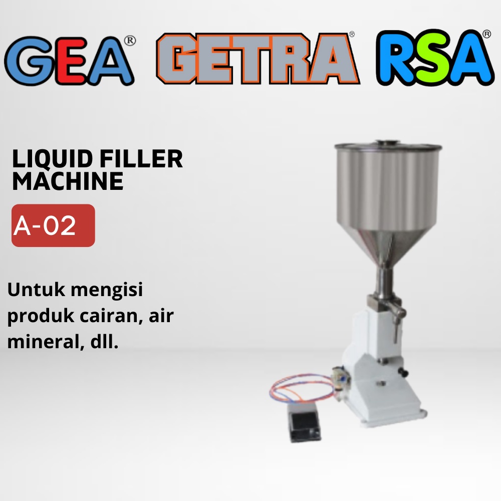 Jual PNEUMATIC FILLING MACHINE GETRA A-02 MESIN ISI PASTA ORIGNAL ...