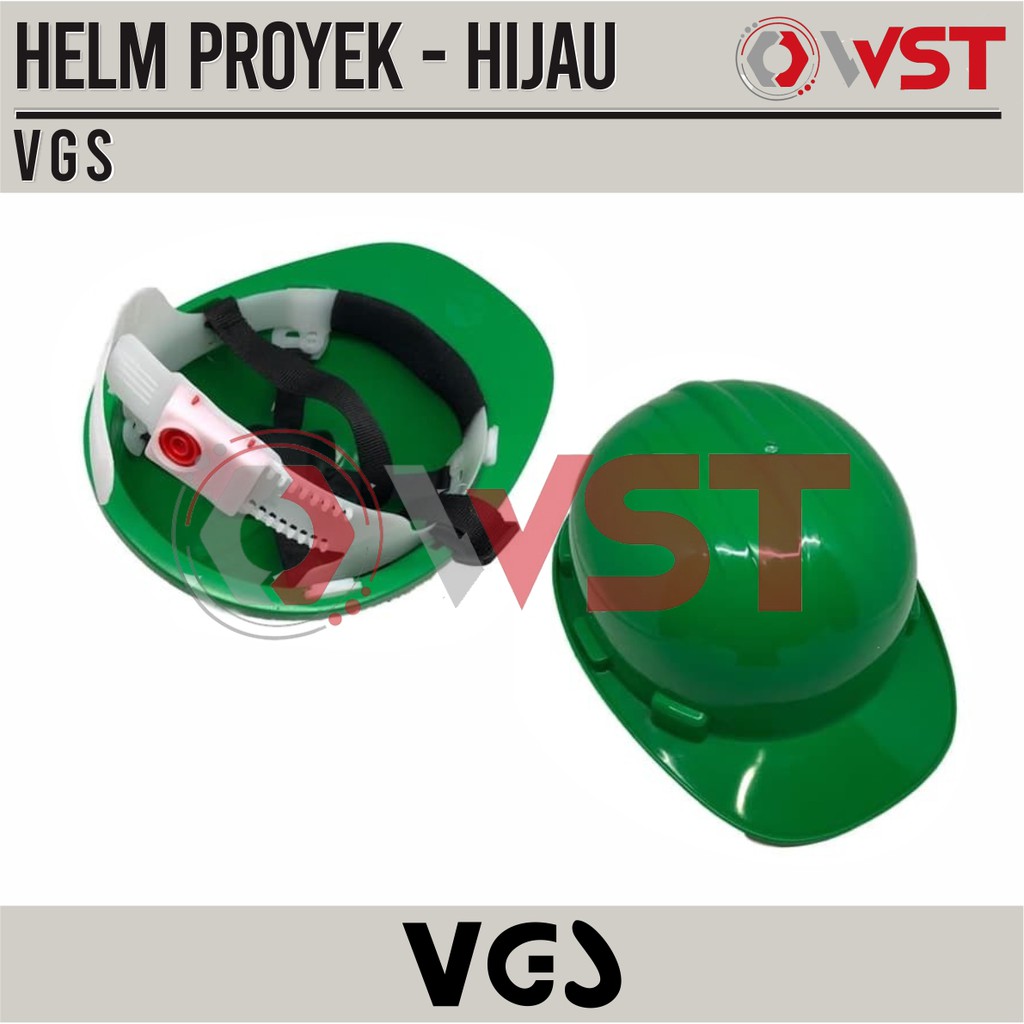 Jual Helm Proyek VGS - Hijau | Shopee Indonesia