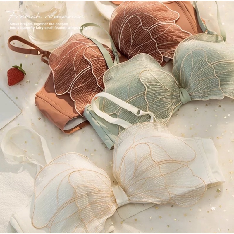 Jual BH Push Up Bra Seamless Busa Tanpa Kawat Celana Dalam CD Set ...