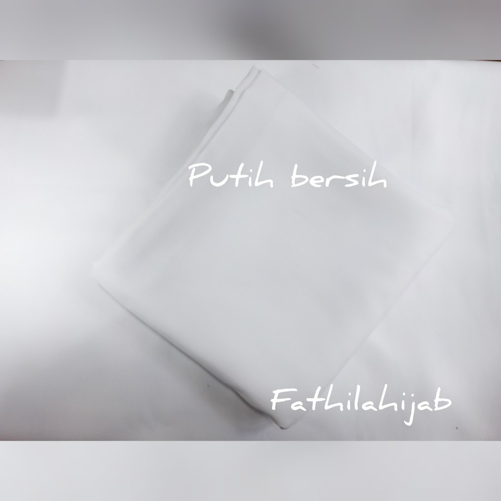 Jual JILBAB SEGI EMPAT SYARI WARNA PUTIH UNTUK SEKOLAH / HIJAB PONDOK ...