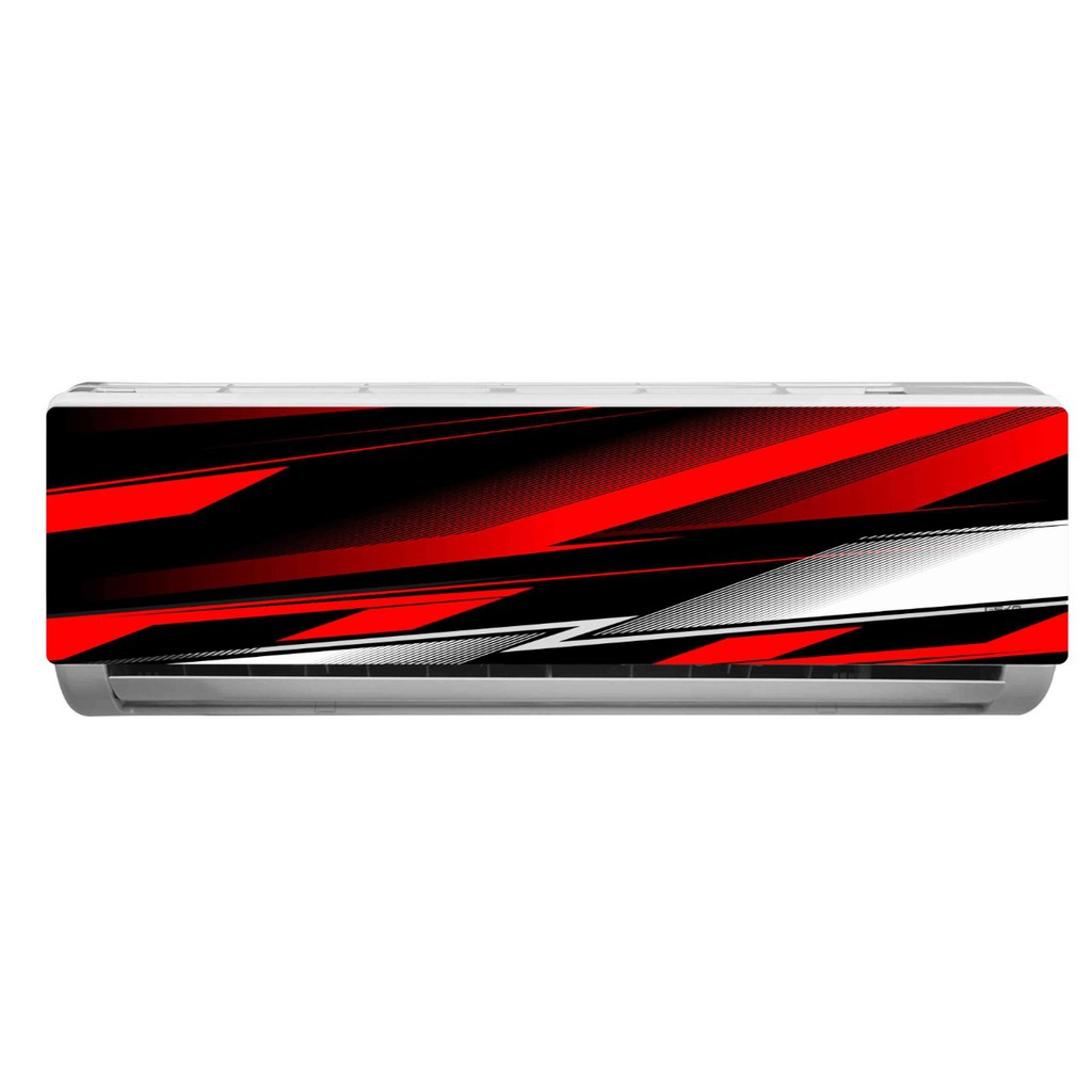 Jual STIKER AC UKURAN PANJANG 80 X LEBAR 25 CM MOTIF ABSTRAK MERAH ...