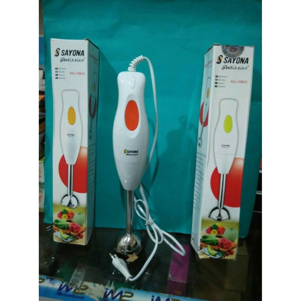 Jual Hand Blender Sayona / Blender Tangan / Blender Bumbu / Blender ...