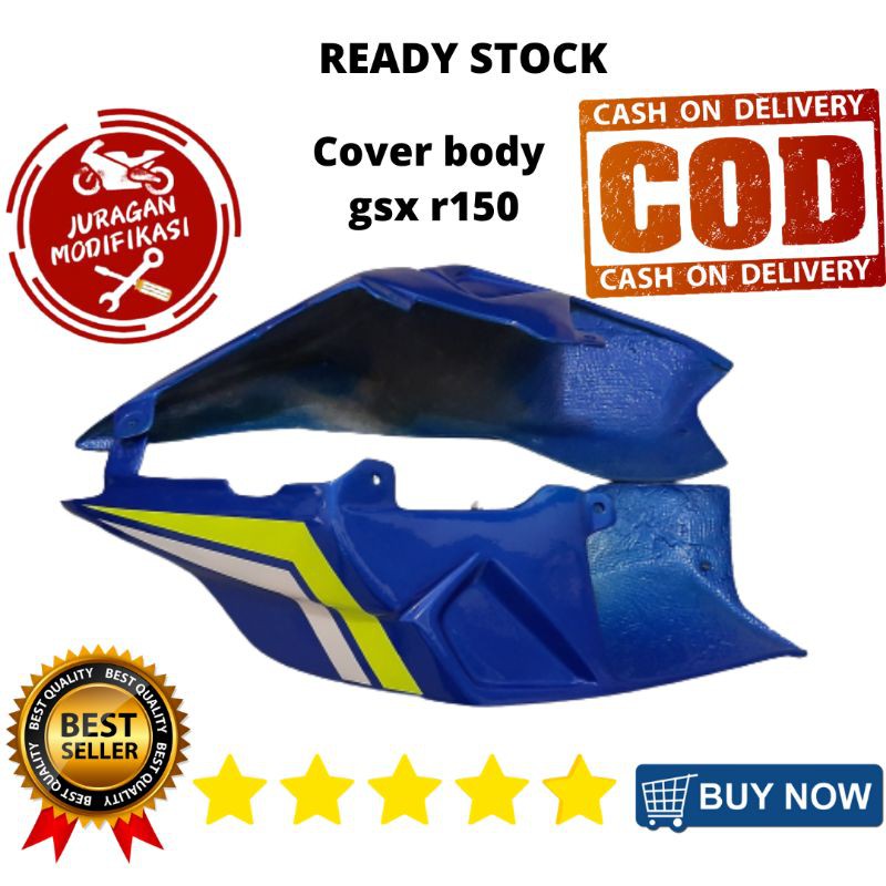 Jual Cover body gsx r150 gsxr 150 bodi kit belakang visor arm tangki ...
