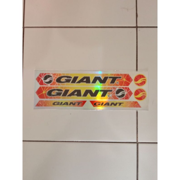 Jual sticker sepeda striping set sepeda Giant merah | Shopee Indonesia