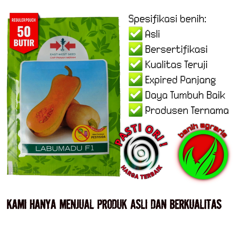 Jual Benih Labu Madu F1 50 butir Cap Panah Merah | Shopee Indonesia