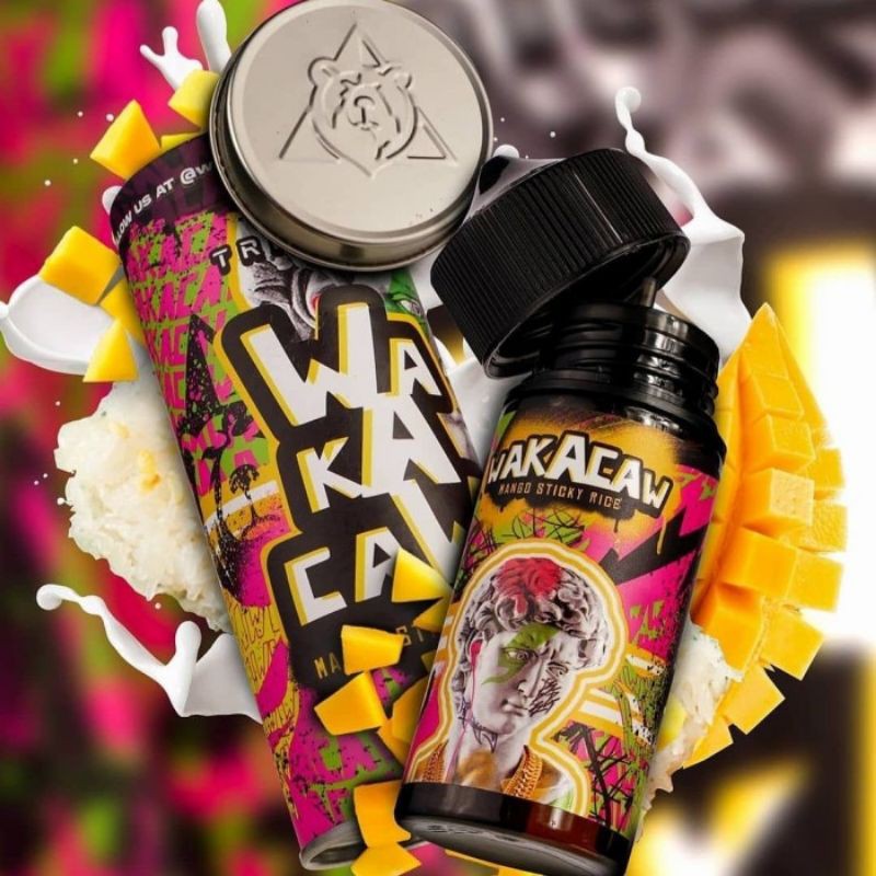 Jual Liquid Vape Wakacaw 100ml - Mango Sticky Rice 3mg & 6mg | Shopee ...