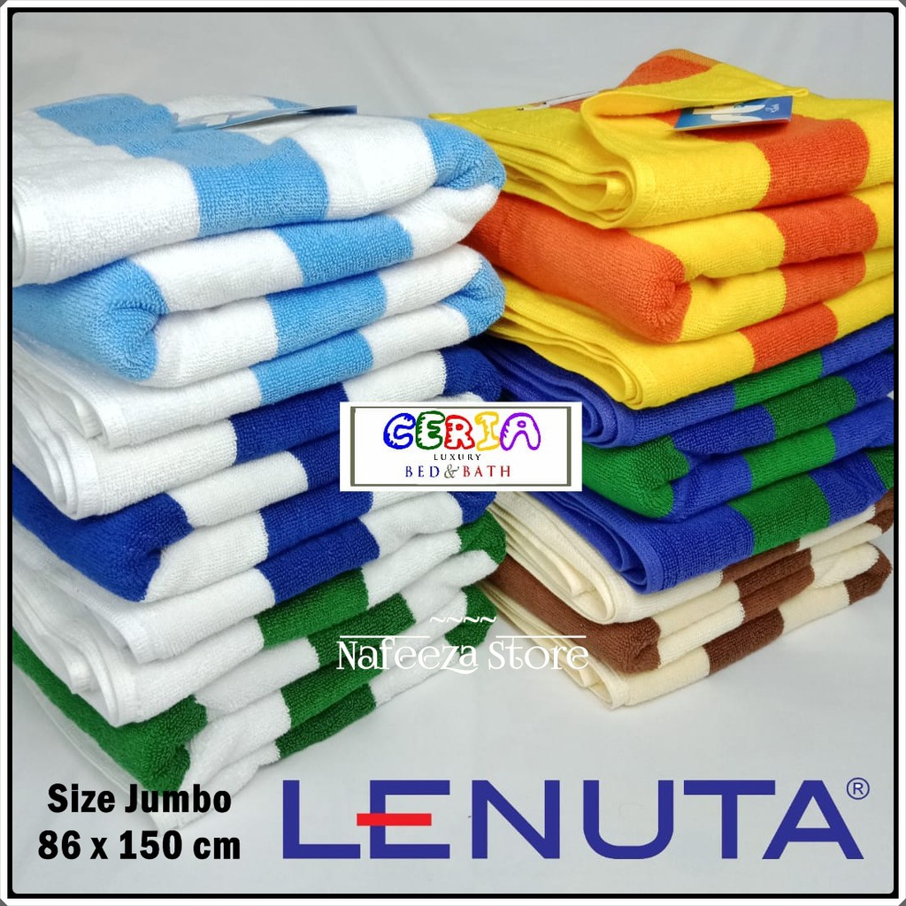 Jual HANDUK PANTAI JUMBO POOL TOWEL NST BY LENUTA STRIPE SIZE 86x150 cm ...