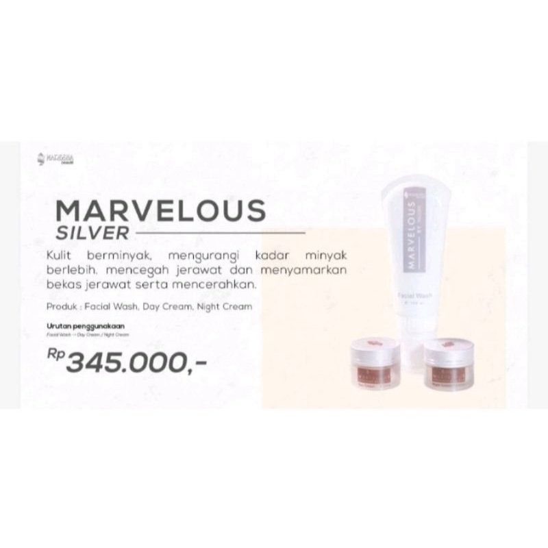 Jual Marvelous silver ( Free 2 gift) | Shopee Indonesia