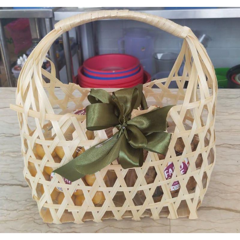 Jual Tas hampers parcel anyaman bambu | Shopee Indonesia