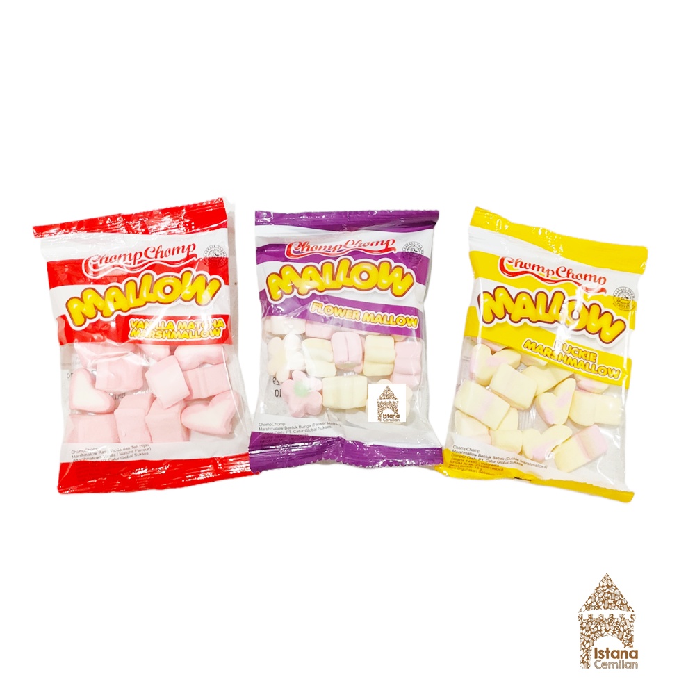 Jual Chomp Chomp Mallow Permen Marshmallow Heart / Flower / Duck / Mini ...