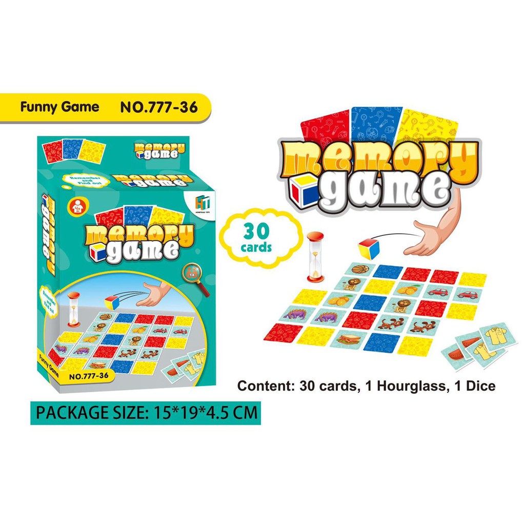 Jual PERMAINAN MENCOCOKKAN GAMBAR ANIMAL MATCH - 777-34 DAN DAYA INGAT ...