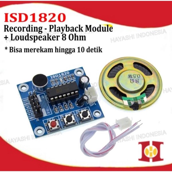 Jual ISD1820 Sound Voice Recorder Playback Perekam Pemutar Suara Es ...