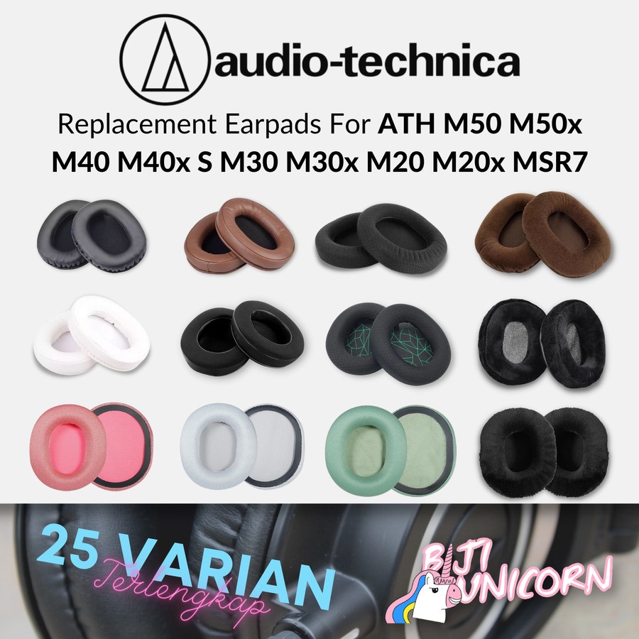 Jual Earcup Earpad Ear Cushion Audio Technica ATH-M50 M50x M40 M40x ...