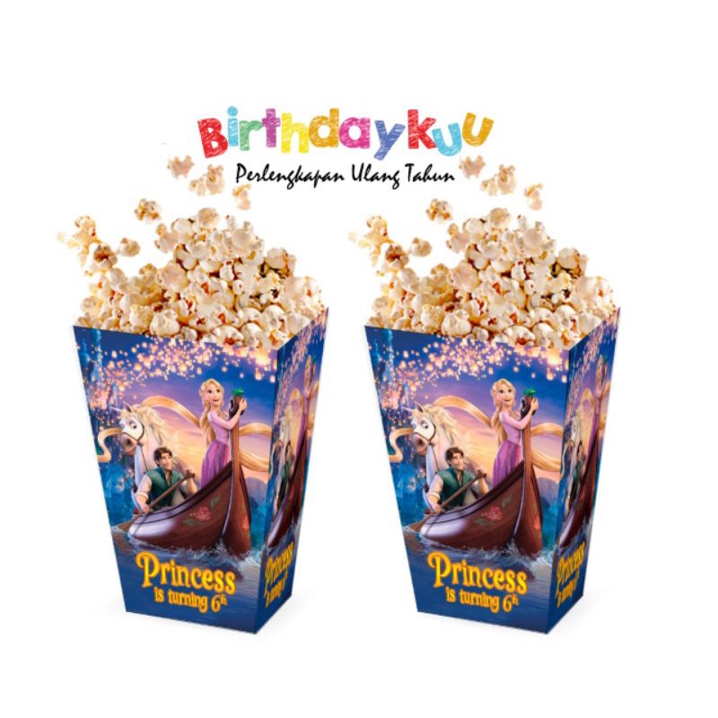Jual Tempat Popcorn Rapunzel atau Tangled Perlengkapan Ulang Tahun ...