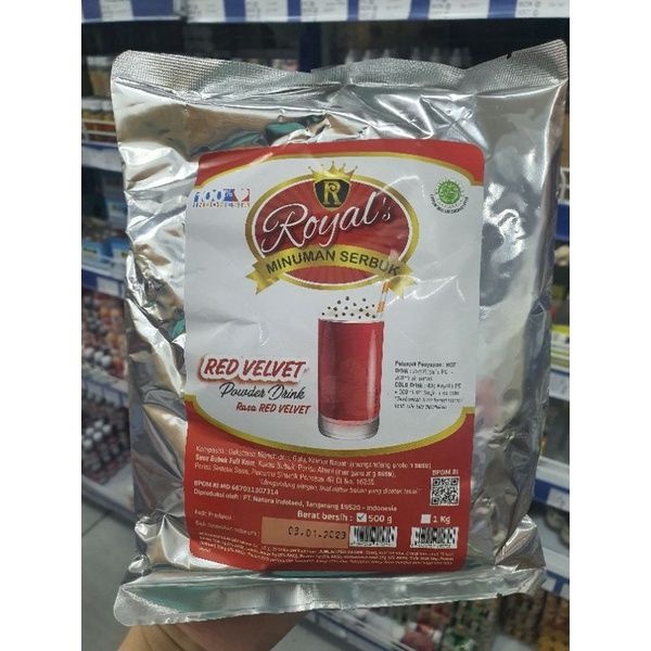 Jual royal drink rasa red velvet 500gr | Shopee Indonesia