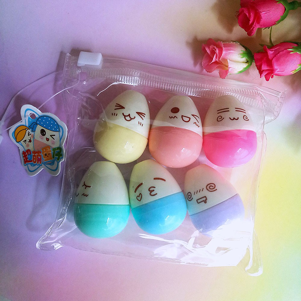 Jual Set Mini Stabilo isi 6 warna-warni/ Spidol Highlighter Lucu ...