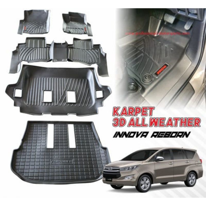 Jual Karpet 3D Full Set Innova Reborn | Shopee Indonesia