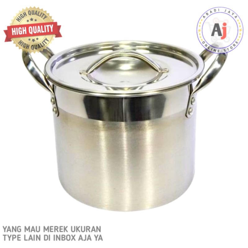 Jual panci stainless steel stockpot SUPRA | Shopee Indonesia