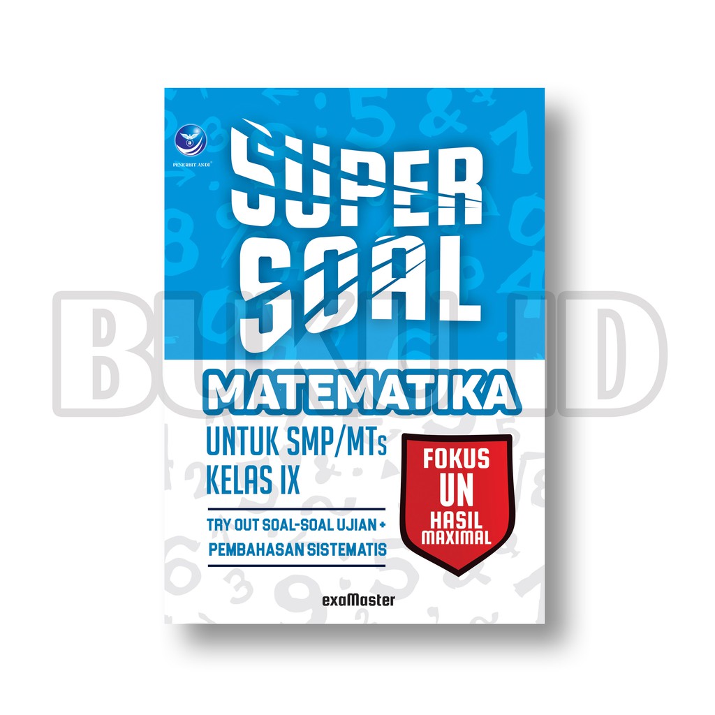 Jual Buku Super Soal Matematika Untuk SMP IX, Try Out Soal-soal Ujian ...