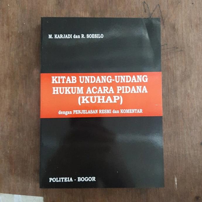 Jual KUHAP by Soesilo TERLENGKAP | Shopee Indonesia
