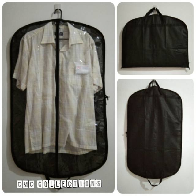 Jual Cover jas baju / sarung jas / cover gantungan baju jas / pelindung ...