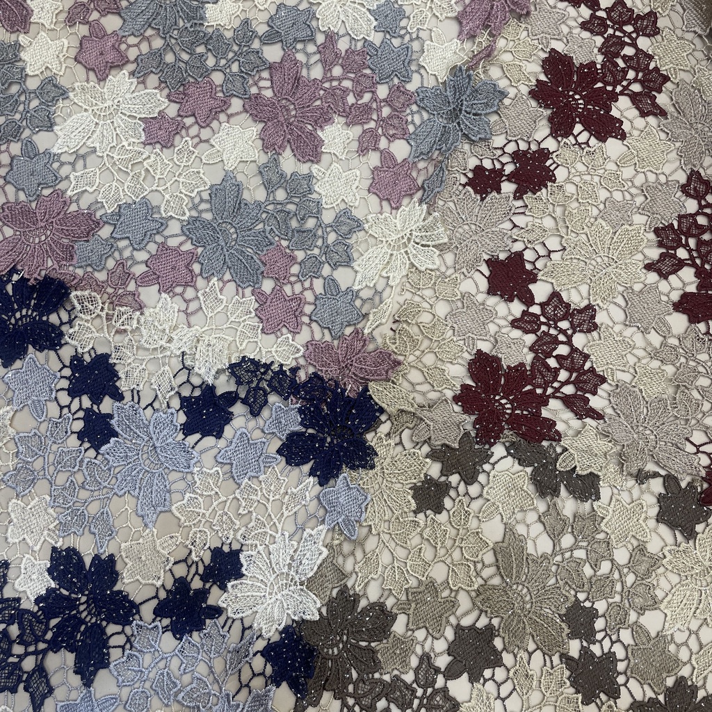 Jual Kain Brukat Prada / Tulle Prada Premium / Bahan Kebaya Prada ...