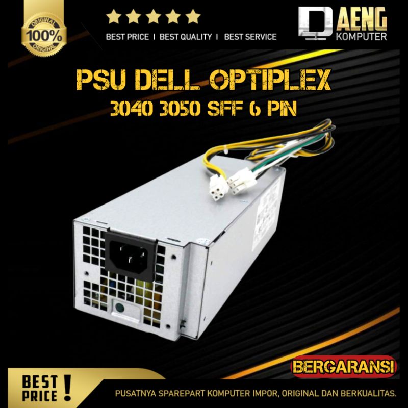 Jual PSU Power Supply Power Suplay Dell Optiplex 3040 3050 SFF 6 Pin ...