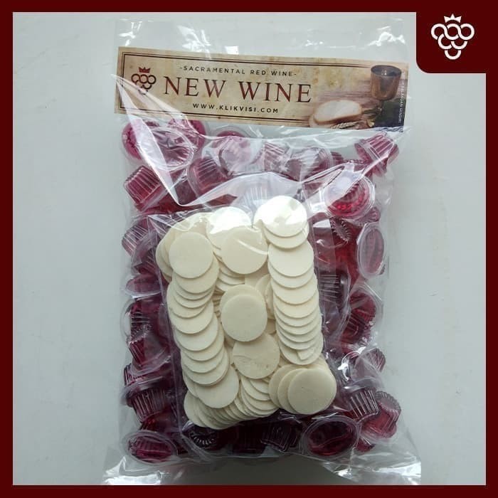 Jual Roti (Hosti) + Anggur Perjamuan Kudus Cup - Isi 100 VISI ...