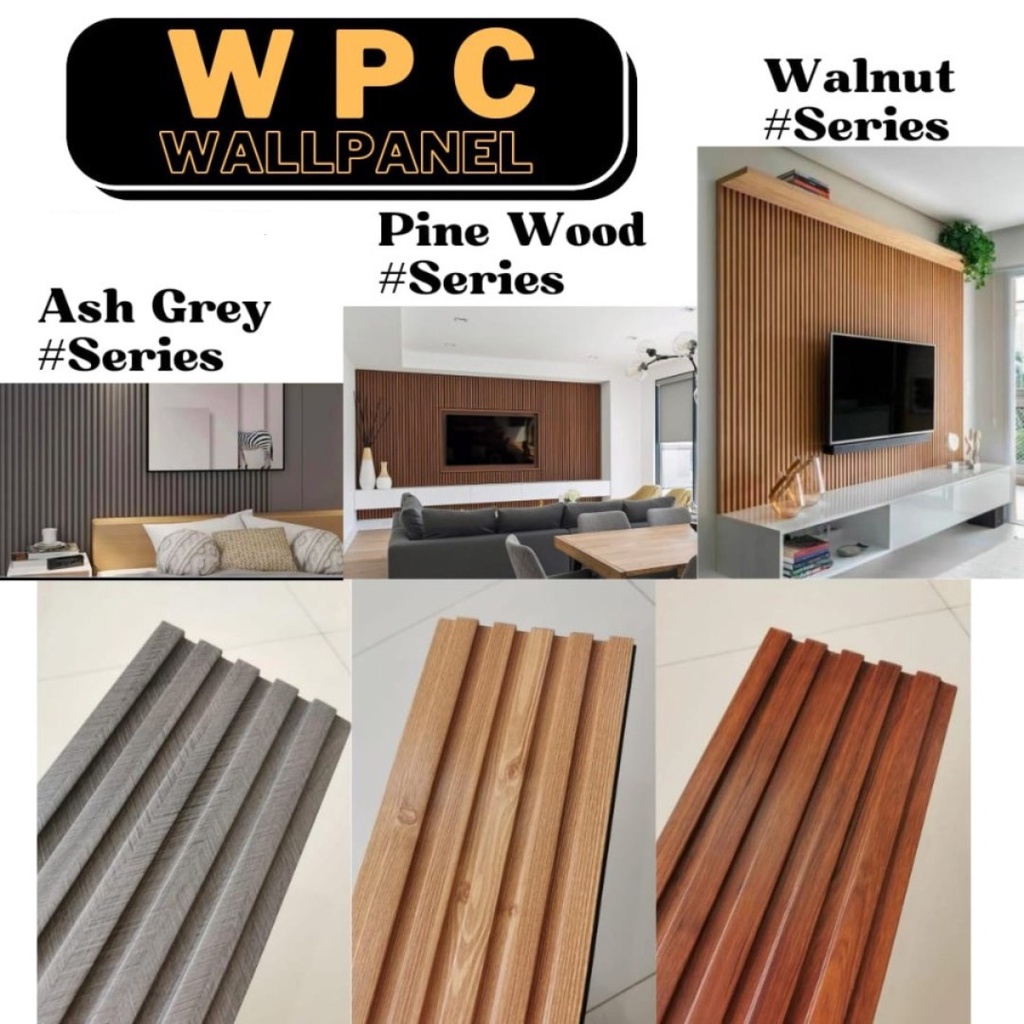 Jual WPC Wall Panel Motif Kayu Uk. 1,5m x 15cm | Shopee Indonesia