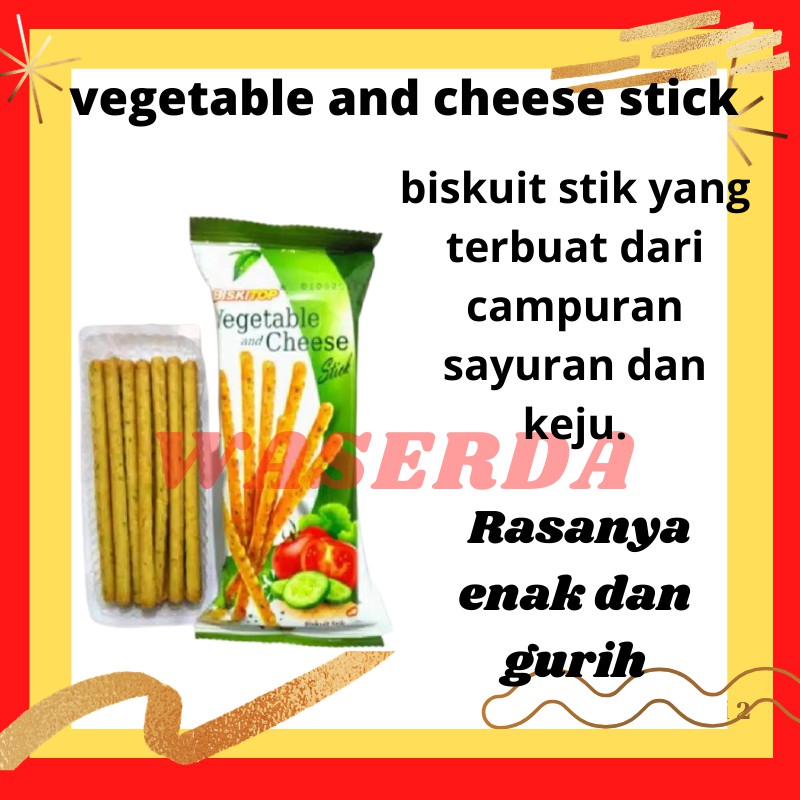 Jual VEGETABLE AND CHEESE STICK JAJANAN SNACK BISKUIT MAKANAN RINGAN ...