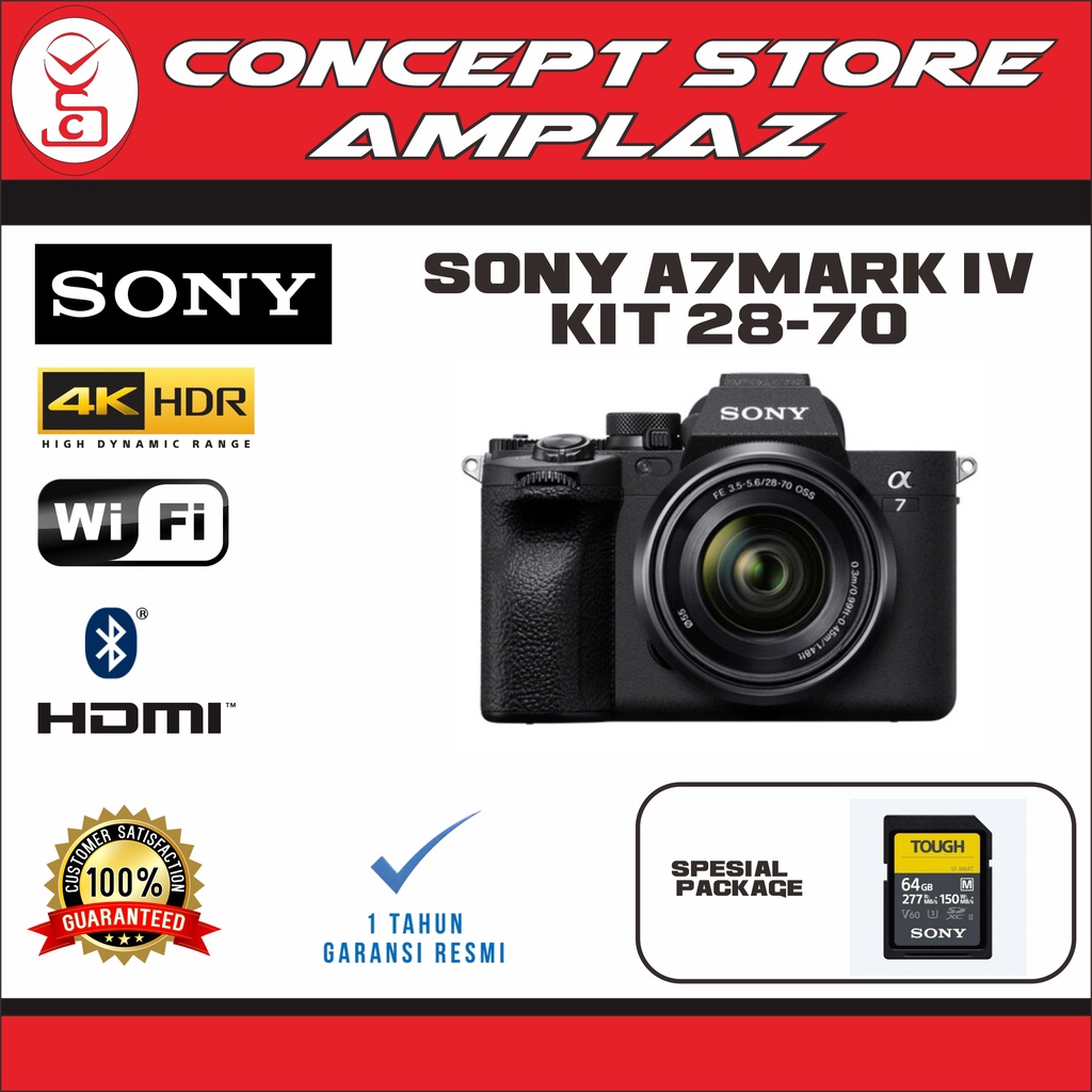 Jual Sony A7IV kit 28-70mm Sony Alpha A7 IV FE 28-70 OSS Sony A7M4 ...