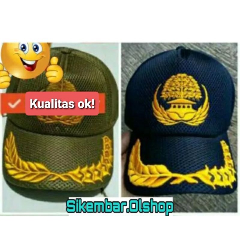 Jual Topi KORPRI PNS GOLONGAN 3 Biru / Khaki. Kualitas Terbaik ...