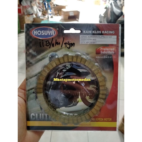 Jual Kain Klos/Kampas Kopling Racing Karisma Kharisma Supra X 125 KPH Honda Racing | Shopee ...