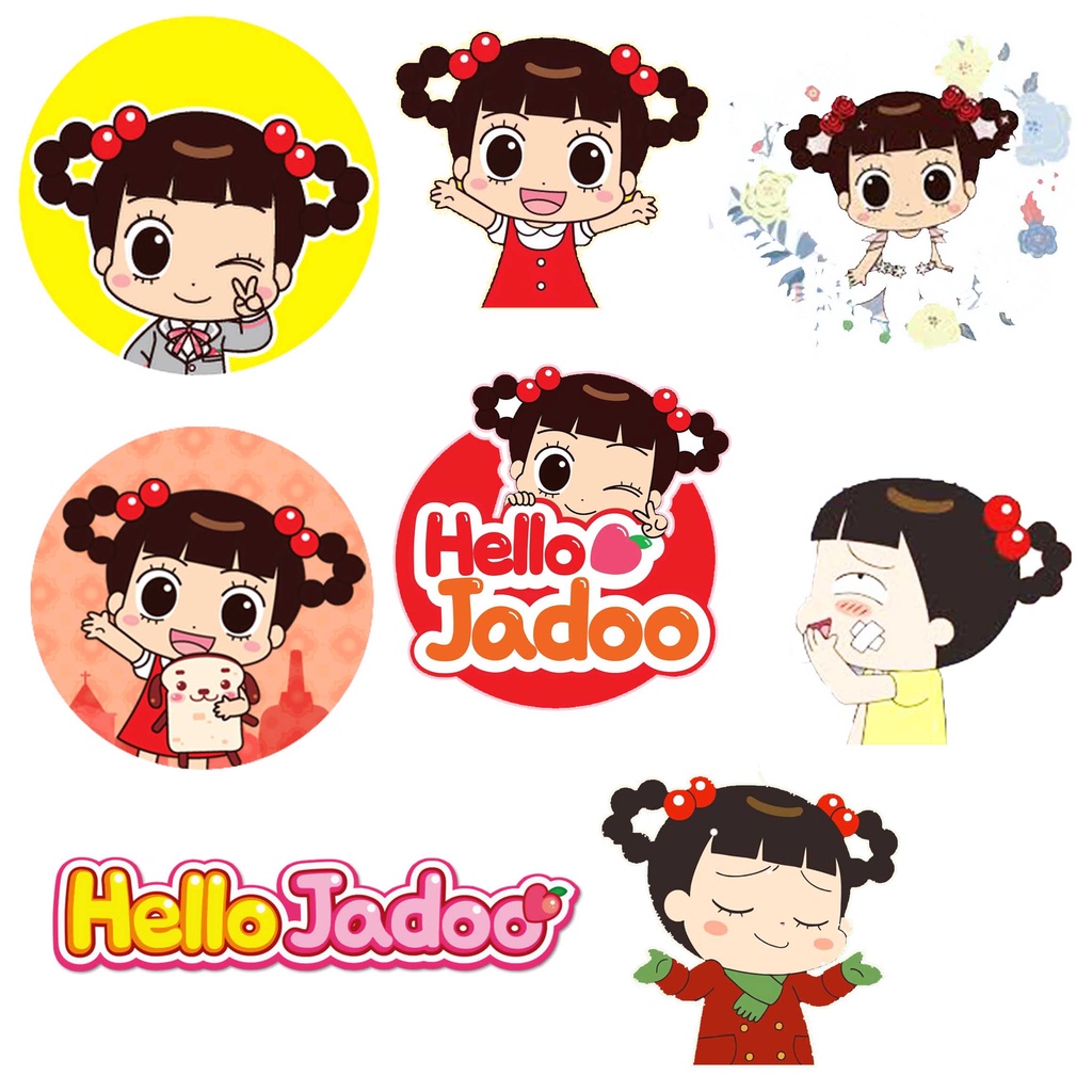 Jual Stiker Hello Jadoo Sticker BISA CUSTOM Helo Jadu Jado Mainan Anak ...