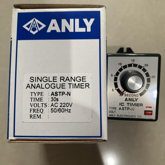 Jual {{{{{{] IC Timer ANLY ASTP-N 30s / 60s 220 VAC + Socket Original ...