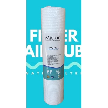 Jual Cartridge Filter Air / Sediment / Spun 10 Inch 5 Micron (Import ...