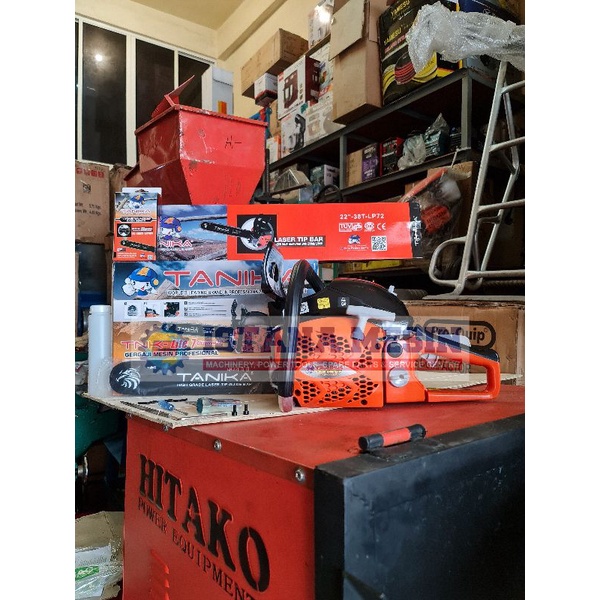 Jual MESIN POTONG KAYU TANIKA LITE 7 CHAINSAW 22INCH SINSO SENSO ...