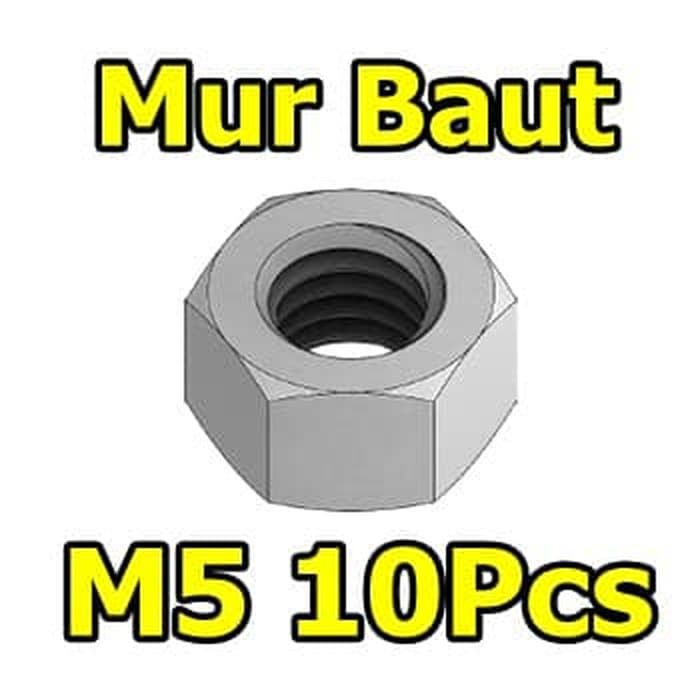 Jual Mur baut ukuran M5 harga per 10pcs | Shopee Indonesia